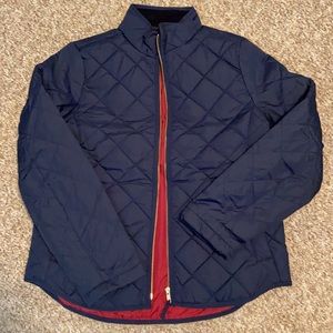 J. Crew | Jackets & Coats | Nwt J Crew Navy Diamond Quilted Puffer ...